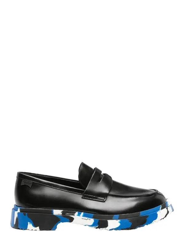 Camper Walden Leather Loafers - Black