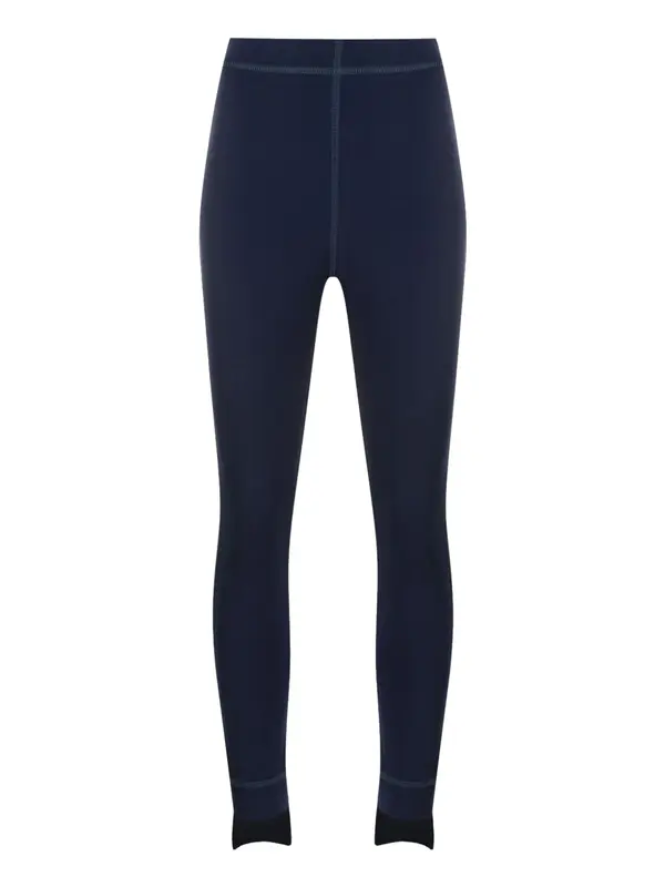GLORIA COELHO High-waisted Asymmetric Leggings - Blue
