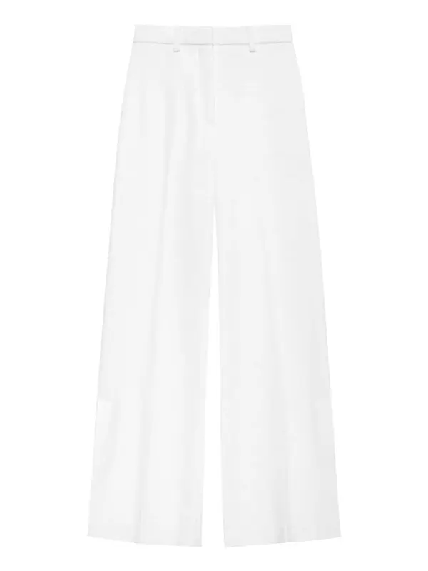 ANINE BING Lyra Tailored Trousers - White