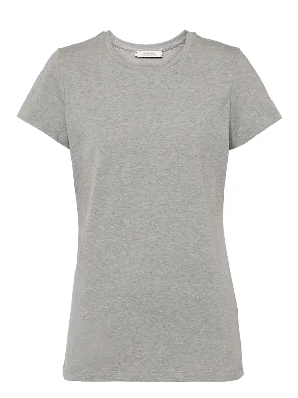 Dorothee Schumacher Cotton-blend Jersey T-shirt - Grey