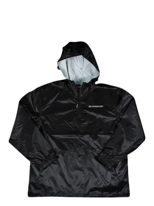 Supreme Packable Ripstop Pullover - Black