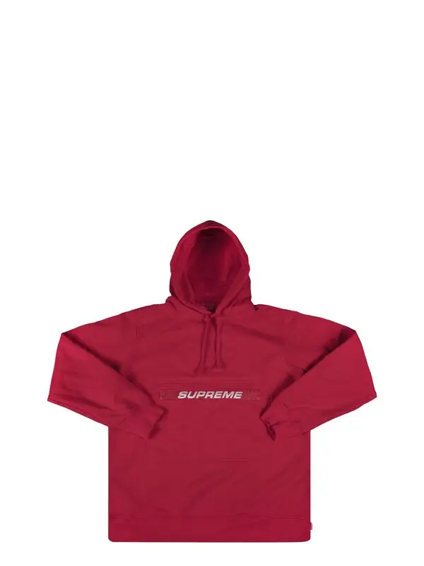Supreme Zip Pouch Hooded Sweatshirt - Red