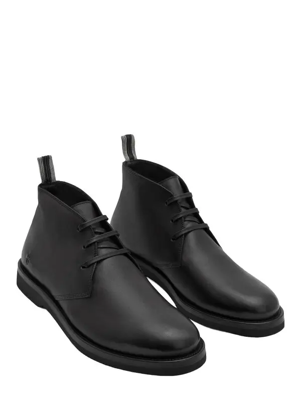 John Varvatos Varick Leather Chukka Boot - Black/black