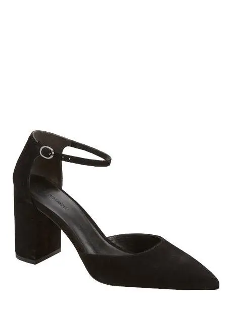 Nordstrom Paola Ankle Strap Pointed Toe Pump - Black