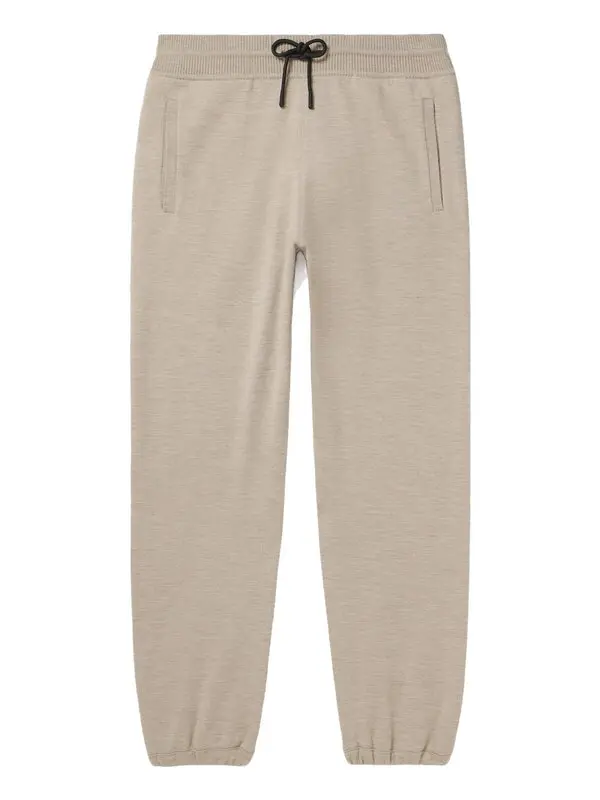 Loro Piana Tapered Cashmere-jersey Sweatpants - Neutrals