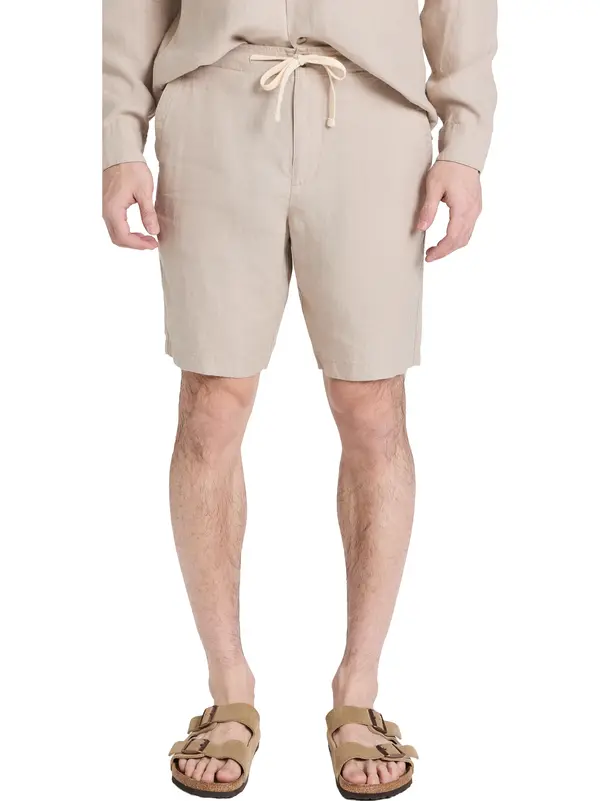 Vince Lightweight Hemp Shorts - Pumice Rock