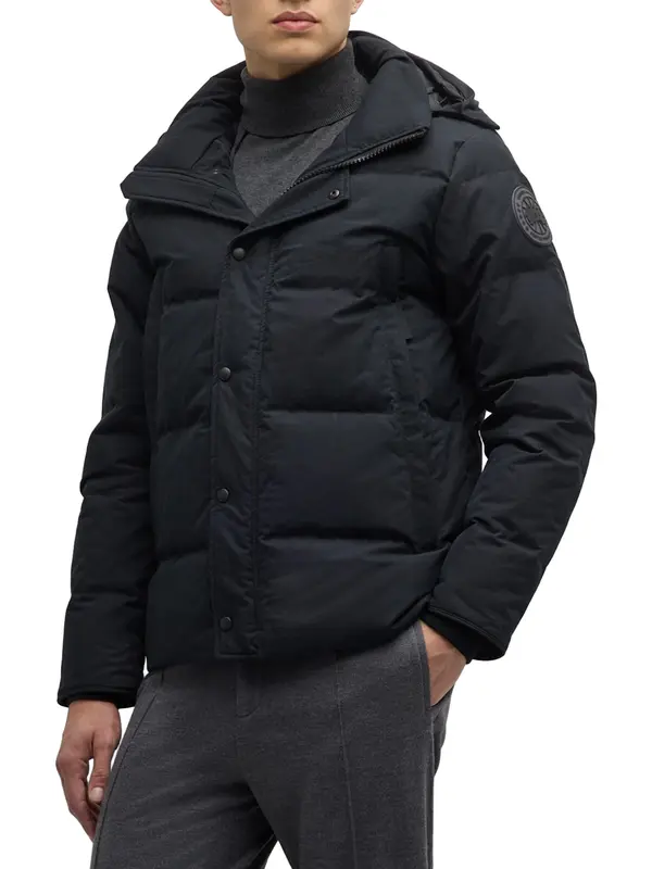 Canada Goose Coated Wyndham Parka Label - Black