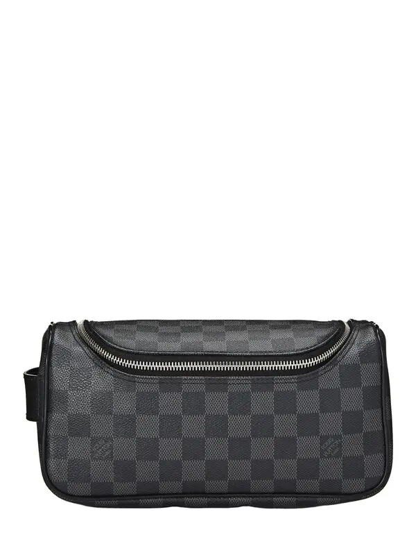 LOUIS VUITTON Damier Graphite Toiletry Pouch - Black