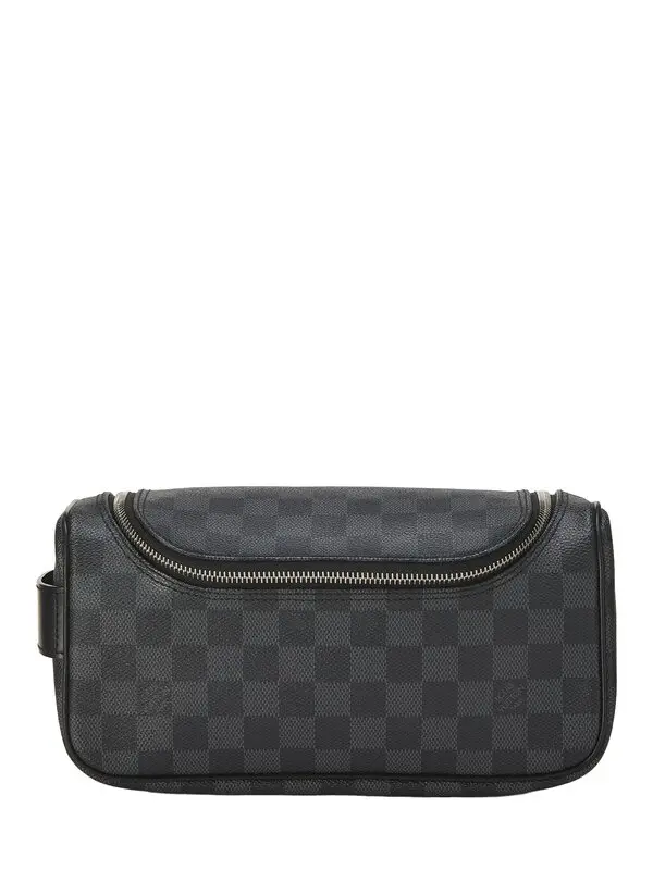 LOUIS VUITTON Damier Graphite Toiletry Pouch - Black