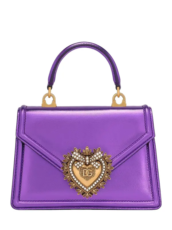 Dolce & Gabbana Devotion Top-handle Bag - Purple