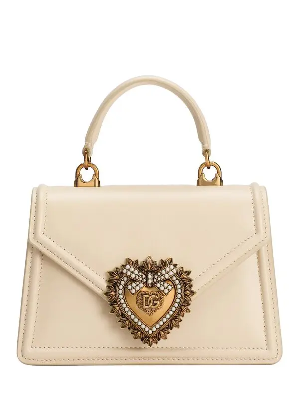 Dolce & Gabbana Devotion Top-handle Bag - Cream