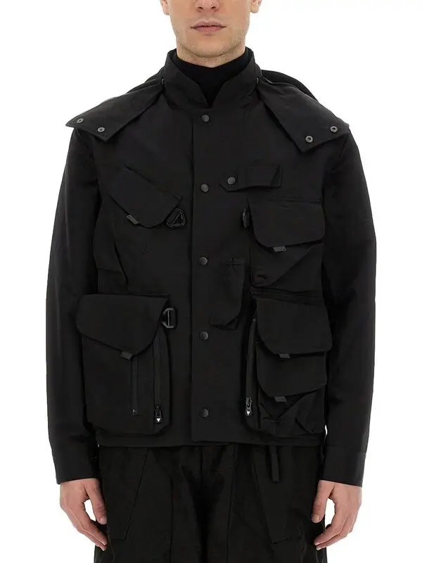 SOUTH2 WEST8 Logo Parka - Black