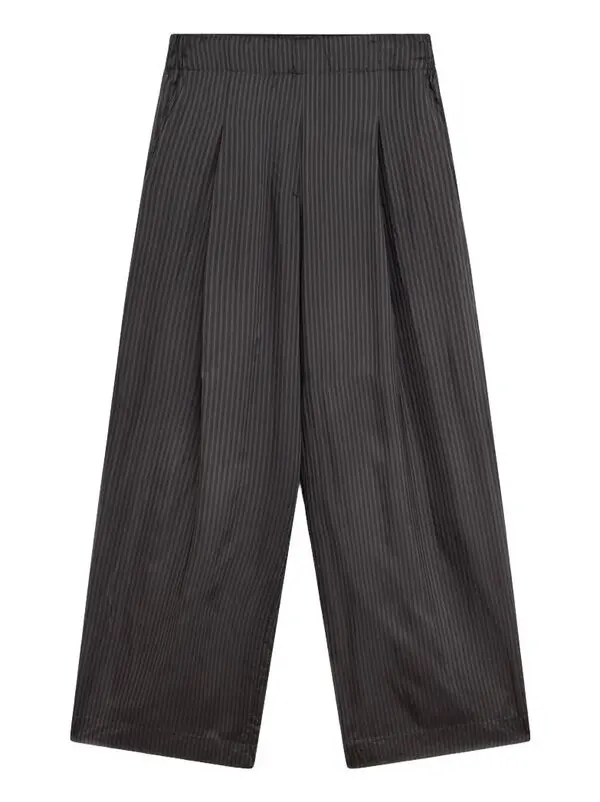 Dries Van Noten Pila Wide Leg Pants - Grey