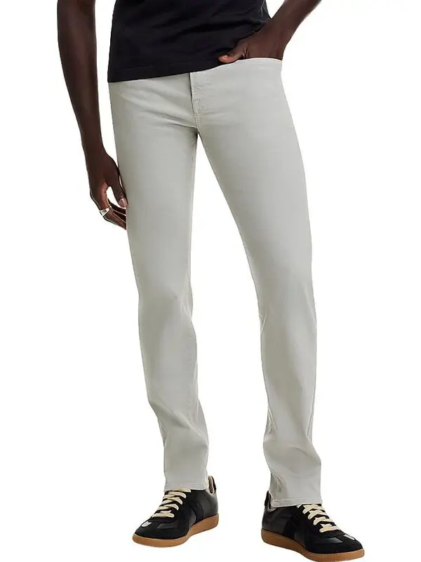 FRAME L'homme Slim Brushed Twill Pants - Cloud Gray