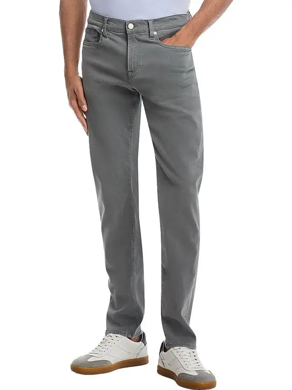 FRAME L'homme Slim Brushed Twill Pants - Dark Storm
