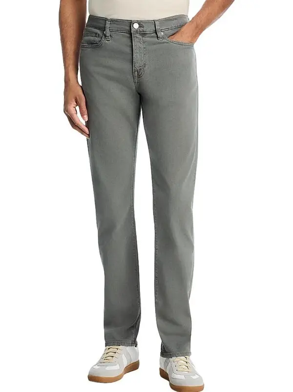 FRAME L'homme Slim Brushed Twill Pants - Dusty Emerald
