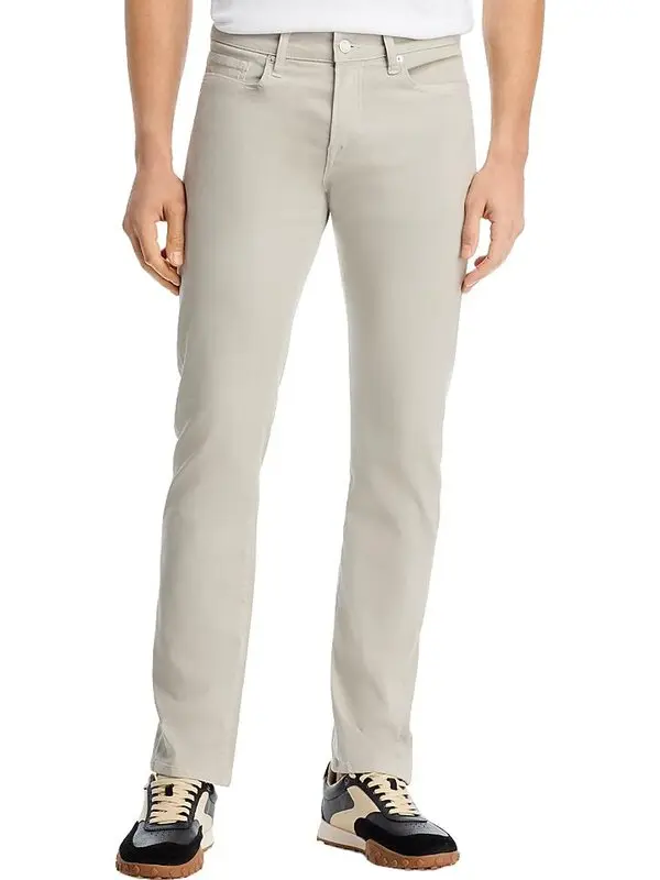 FRAME L'homme Slim Brushed Twill Pants - Light Stone
