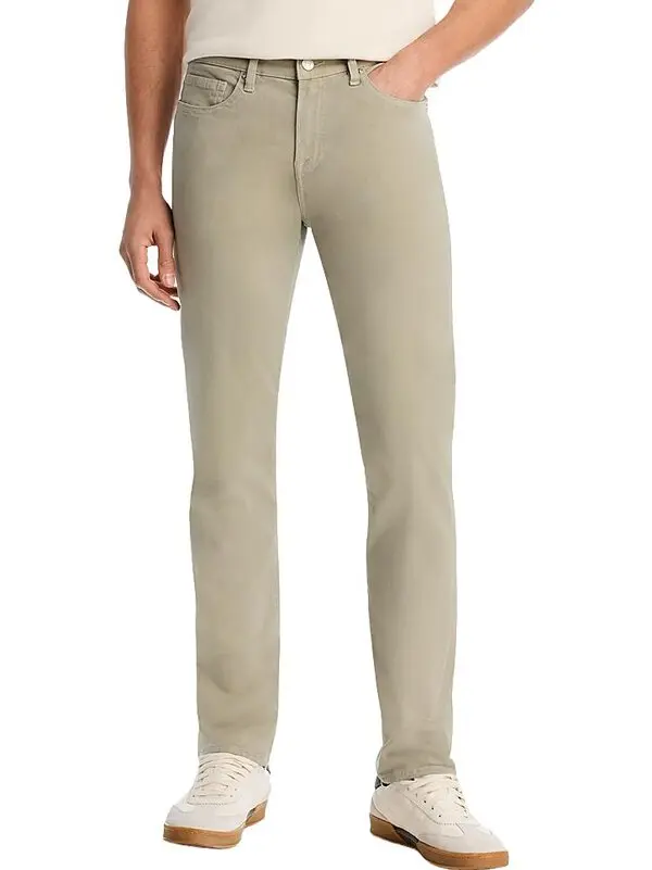 FRAME L'homme Slim Brushed Twill Pants - Mintleaf