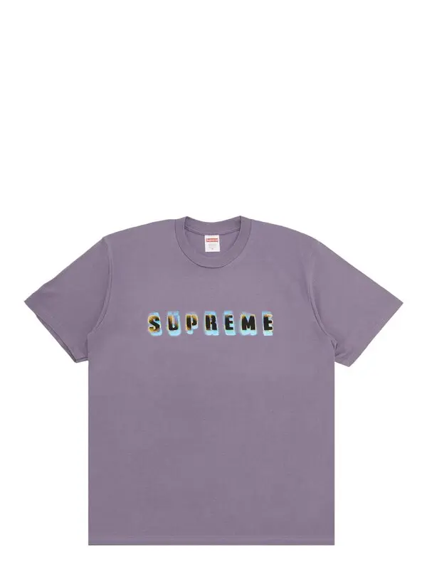 Supreme Stencil Tee 'dusty - Purple
