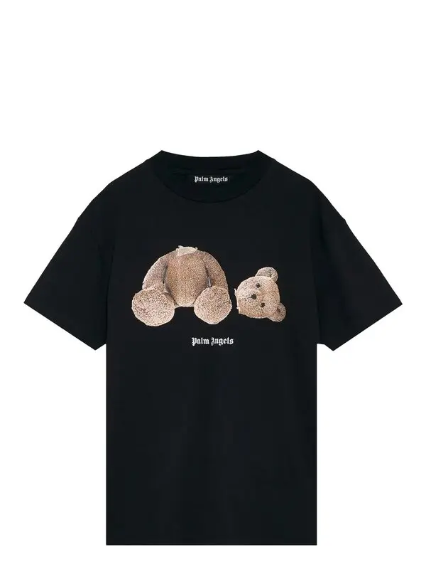 Palm Angels Bear Classic Tee /brown - Black