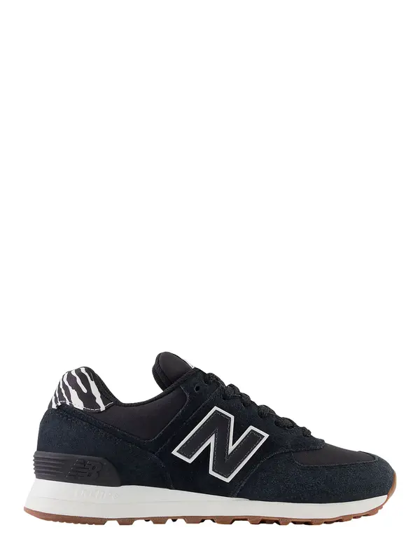 NEW BALANCE 574 Zebra Sneakers - Black