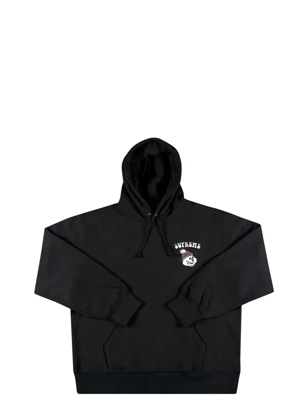 Supreme Snowman Hooded Sweatshirt - Black
