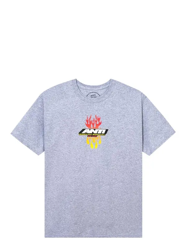 ANTI SOCIAL SOCIAL CLUB Hot At First Tee 'ash Heather - Grey