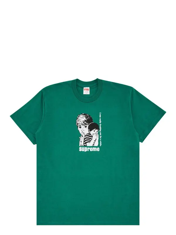 Supreme Freaking Out Tee 'light Pine - Green