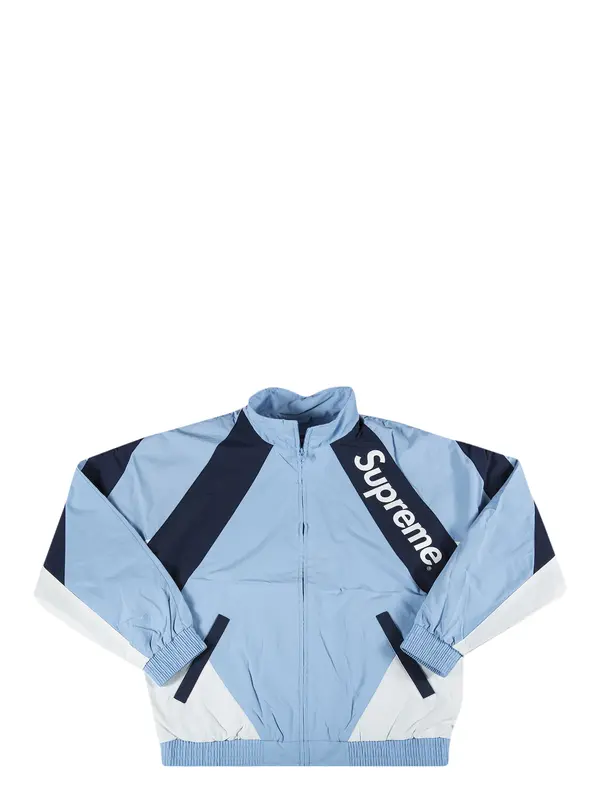 Supreme Paneled Track Jacket - Blue