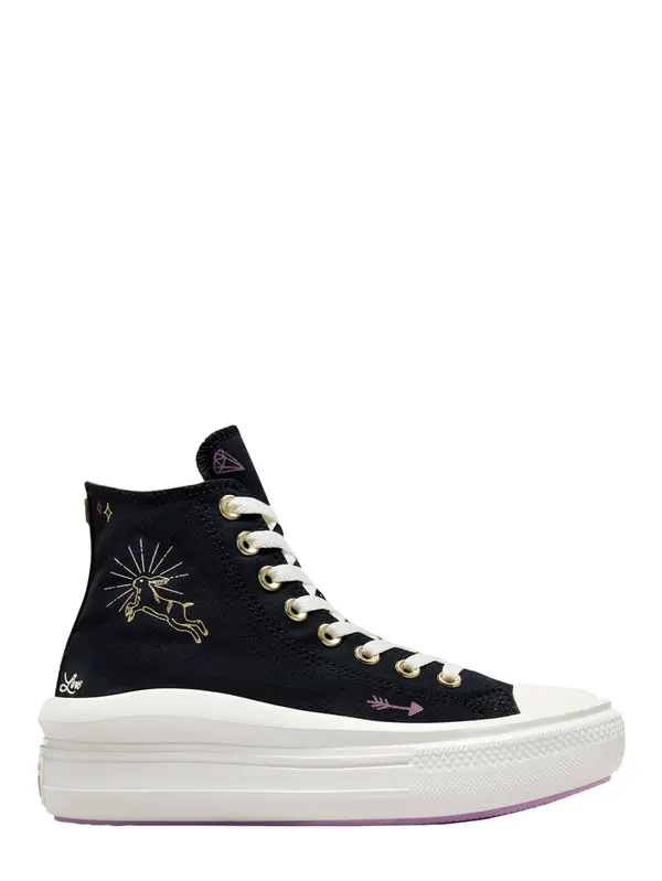 CONVERSE Chuck Taylor All Star Move Platform High Tiny Tattoos - Black