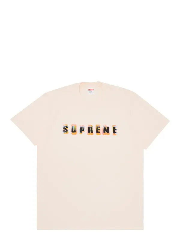 Supreme Stencil Tee 'pale - Pink