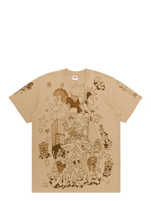 Supreme Downtown Tee 'khaki - Tan