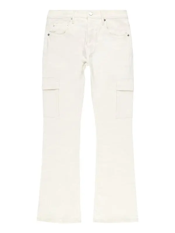 PURPLE BRAND Flare Cargo - White