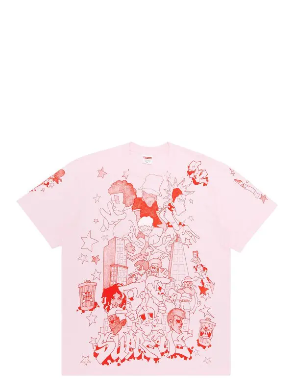 Supreme Downtown Tee 'light - Pink