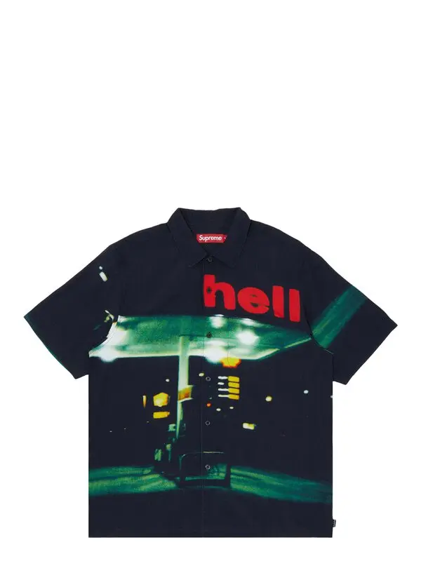 Supreme Hell Short-sleeve Shirt 'multicolor - Black