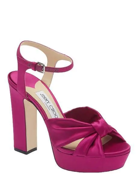 JIMMY CHOO Heloise Platform Sandal - Boysenberry