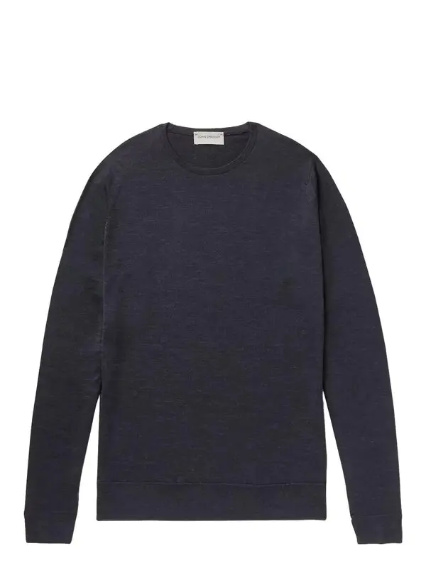 John Smedley Lundy Merino Wool Sweater - Gray