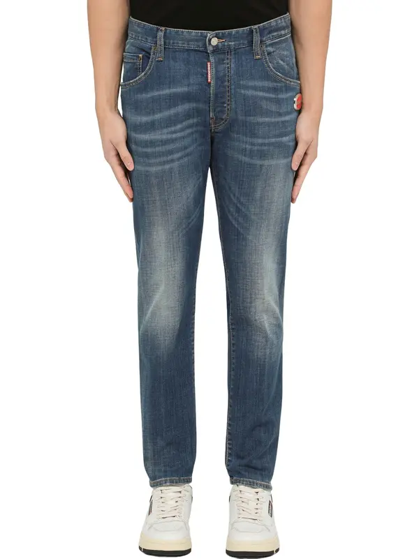Dsquared2 Regular Fit Jeans - Blue