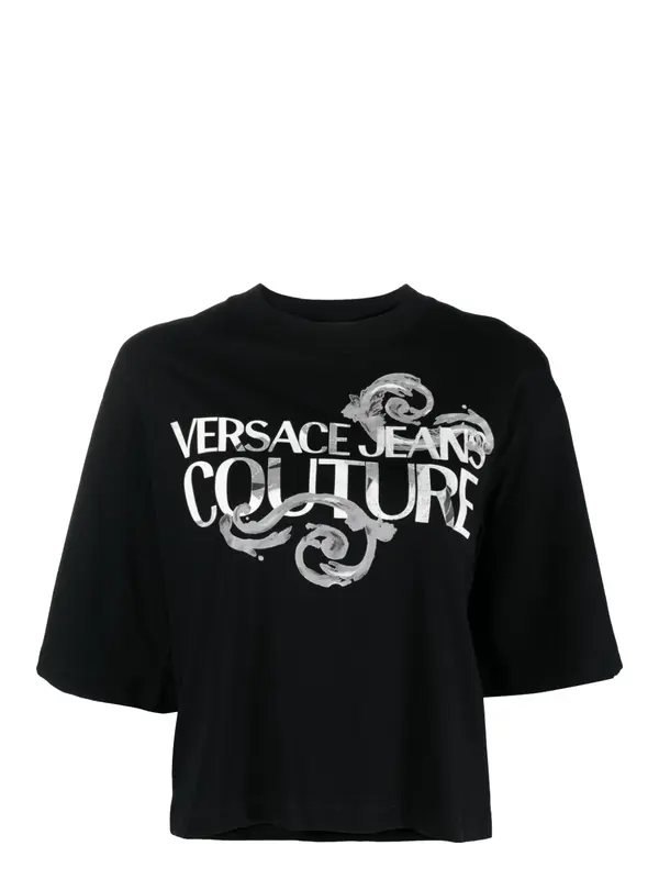 Versace Logo-print T-shirt - Black
