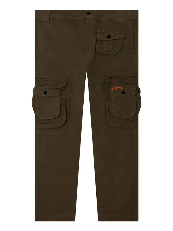 Heron Preston Canvas Cargo Pants - Green