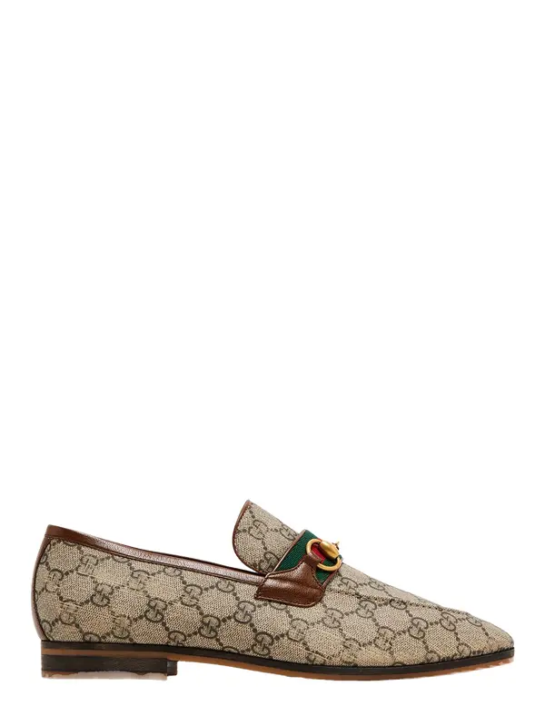 Gucci Paride Gg Supreme Moccasin - Brown