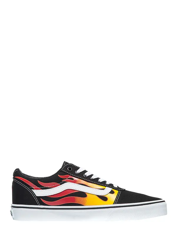 VANS Ward 'flames' Sneakers - Black