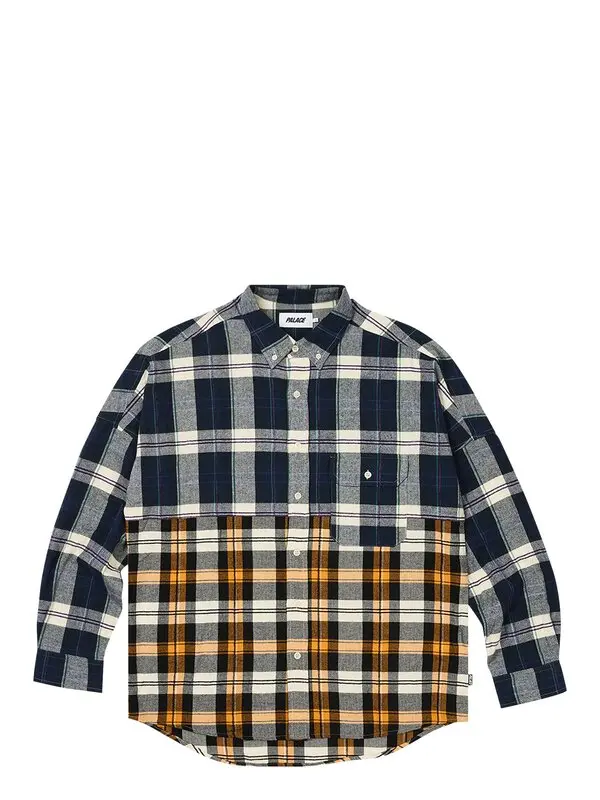 PALACE Checkmate Drop Shoulder Shirt - Blue