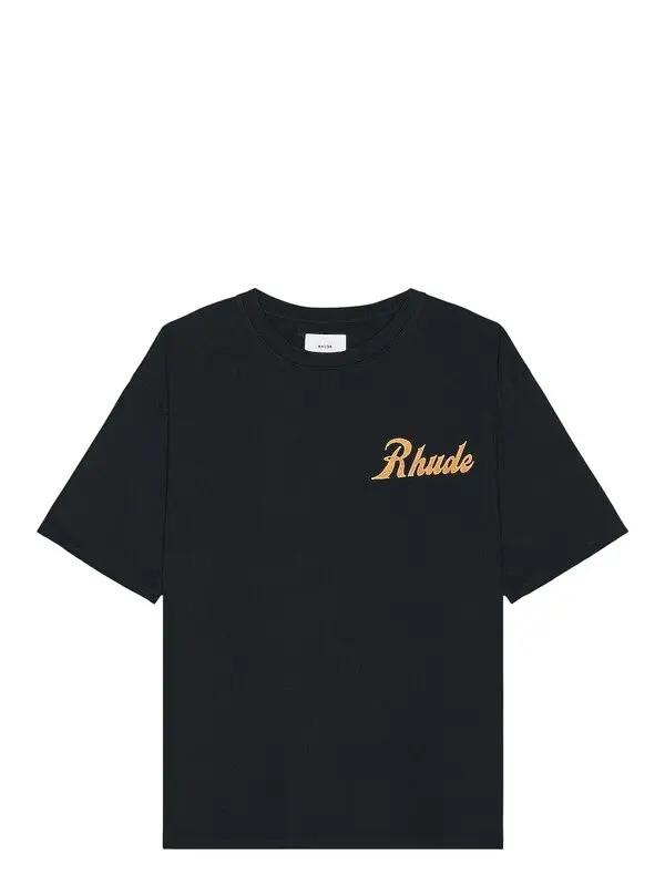 Rhude Rallye Tee - Black