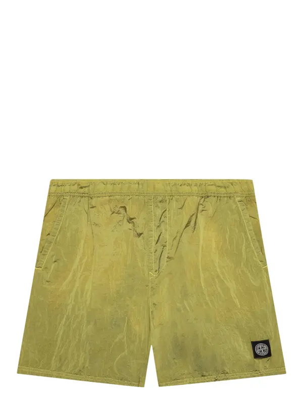 Stone Island Nylon Metal Shorts - Yellow