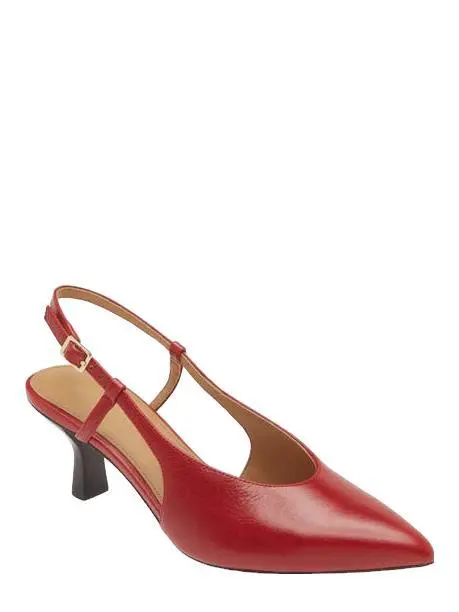 Madewell Slingback Pumps - Bright Ember