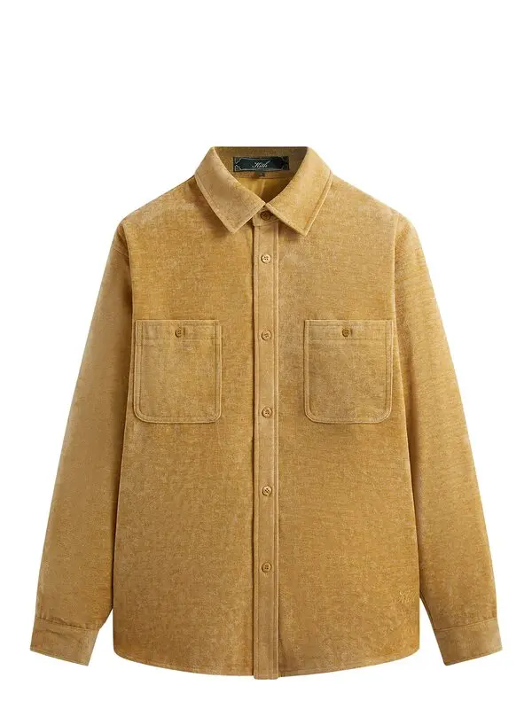 Kith Chenille Apollo Shirt 'sharp - Yellow