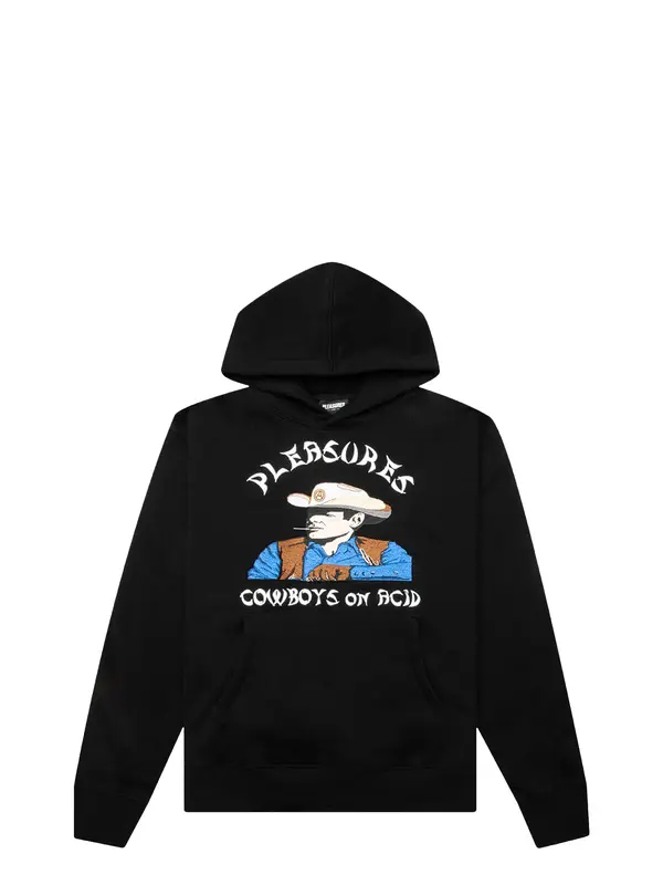 PLEASURES Rhythm Graphic Hoodie - Black