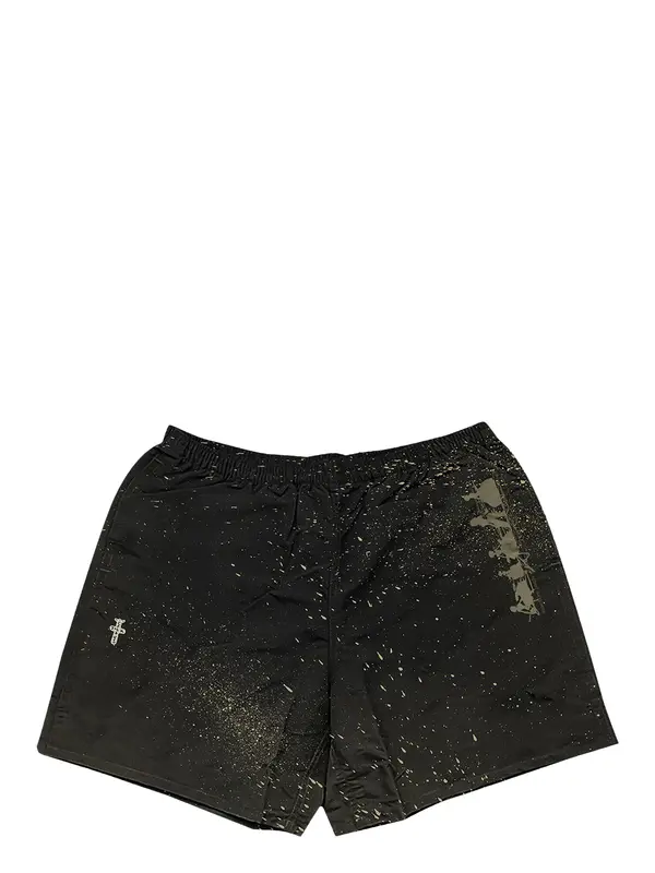 CACTUS JACK BY TRAVIS SCOTT Splatter Shorts - Black