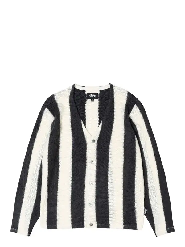 StÜssy Stripe Brushed Cardigan - Multicolor